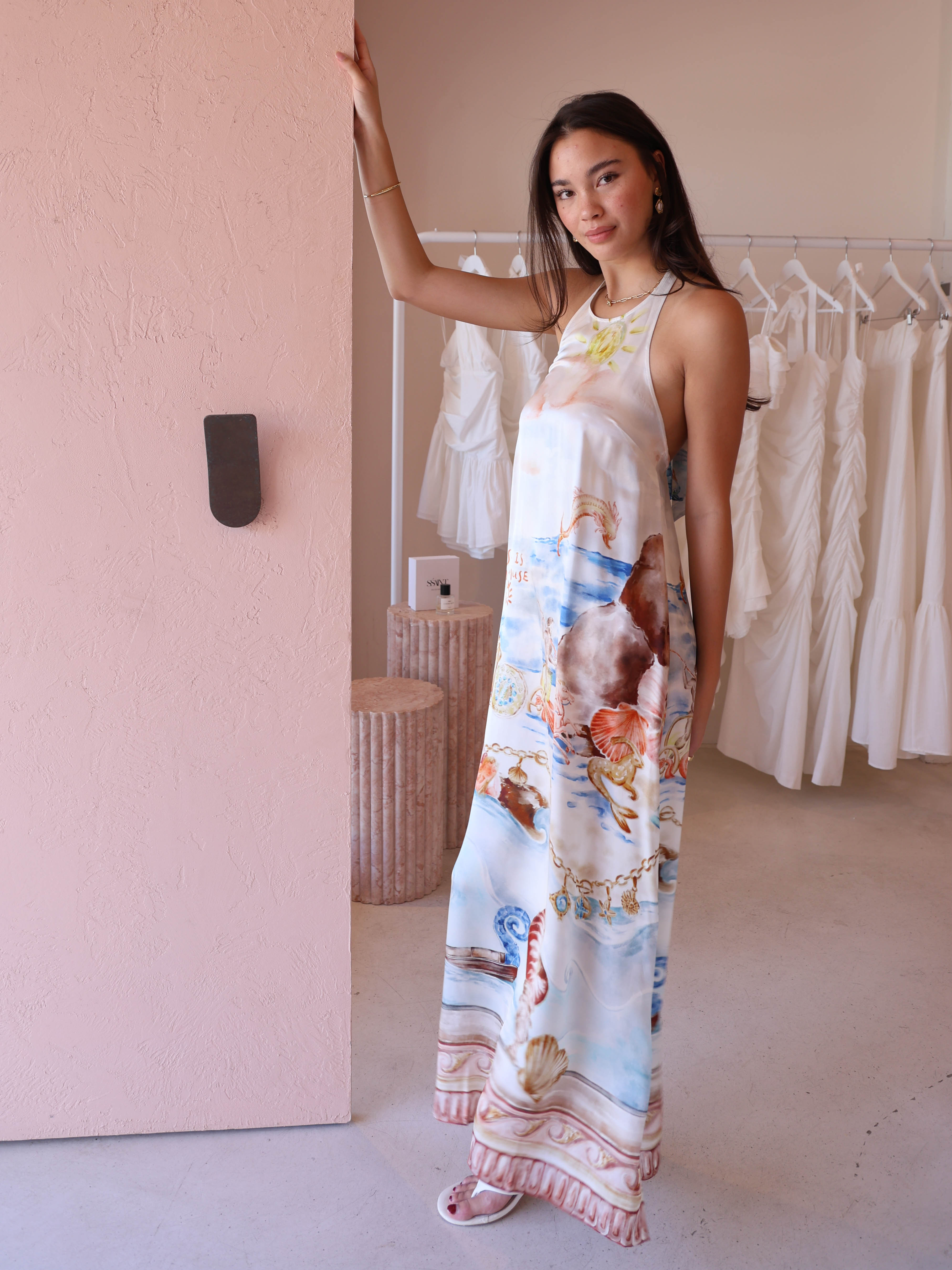 Roame Dakota Halter Dress in Oracle – Coco & Lola