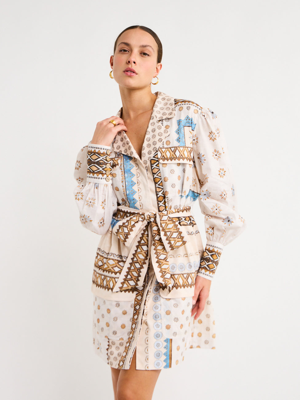 Kate Ford Muscat Utility Mini Dress in Multi – Coco & Lola