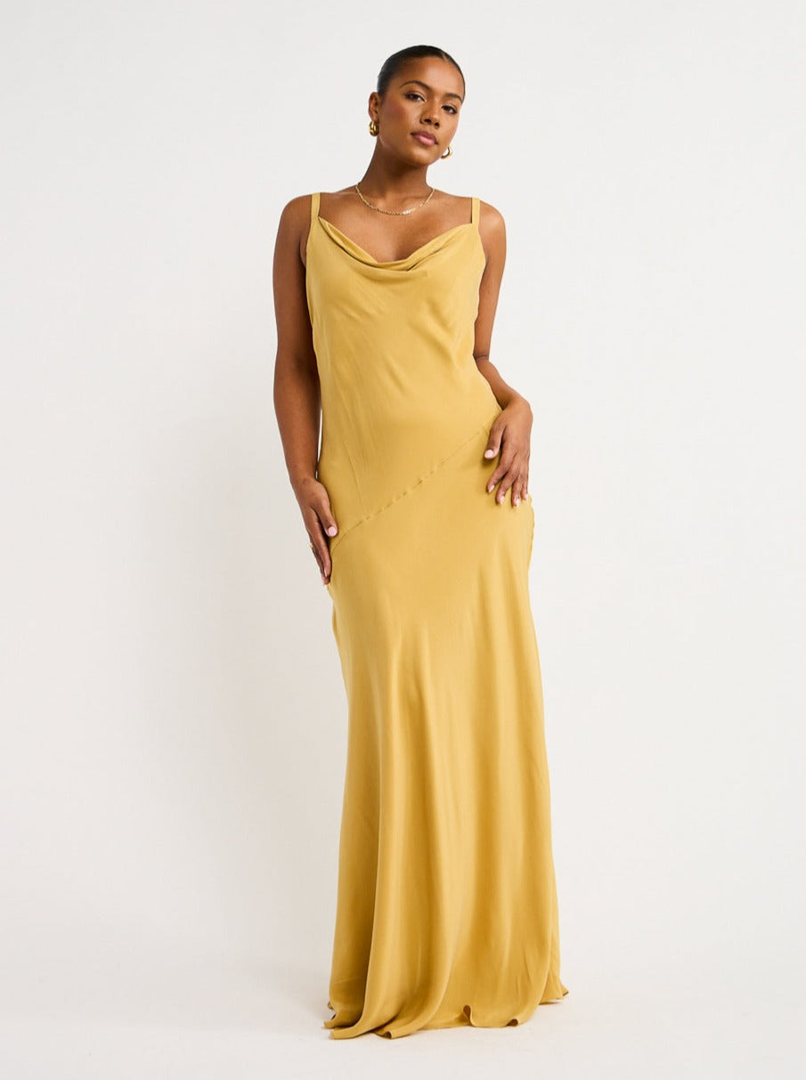 Ginger and Smart Beloved Slip Dress in Mustard – Coco & Lola