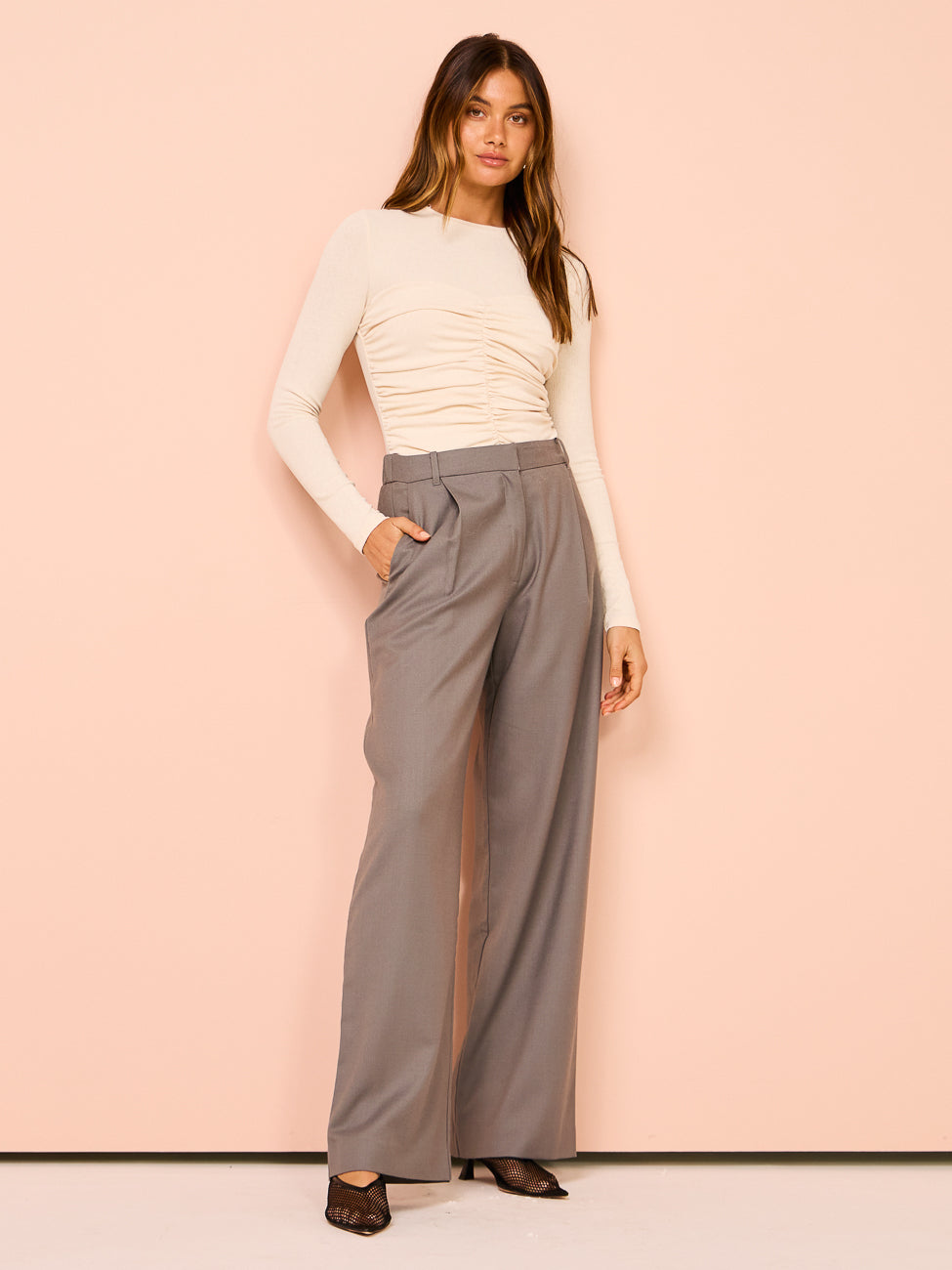 Bec & Bridge Marissa Straight Pant in Elephant Grey – Coco & Lola