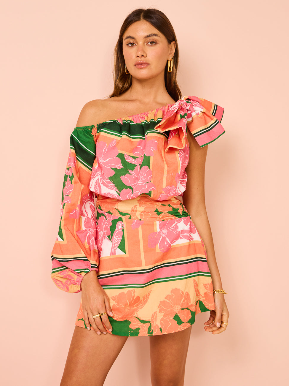 By Nicola Rosa Mini Dress in Rio Floral – Coco & Lola