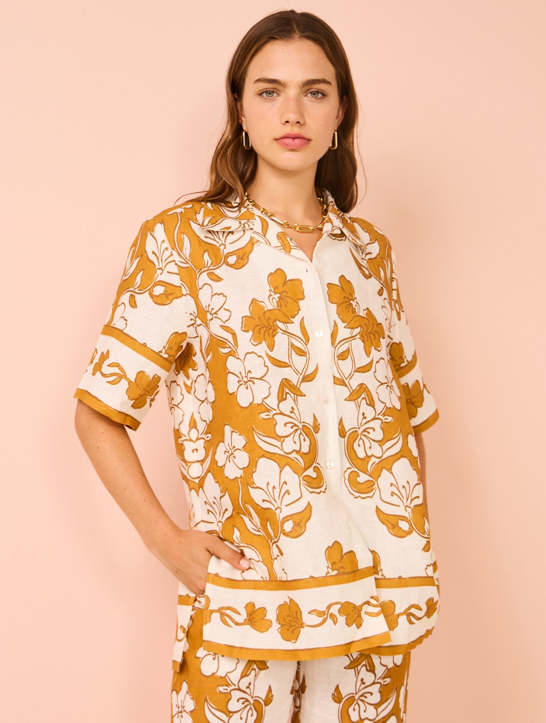 Hansen & Gretel Bay Shirt in Sunset Surf – Coco & Lola