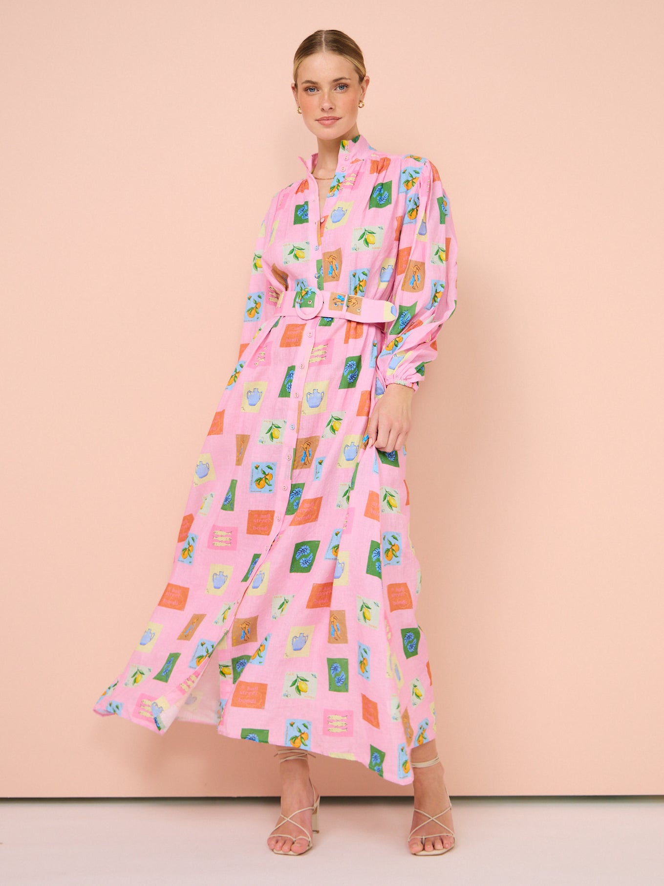 Palm Noosa Noddy Dress in Pink Emblem – Coco & Lola