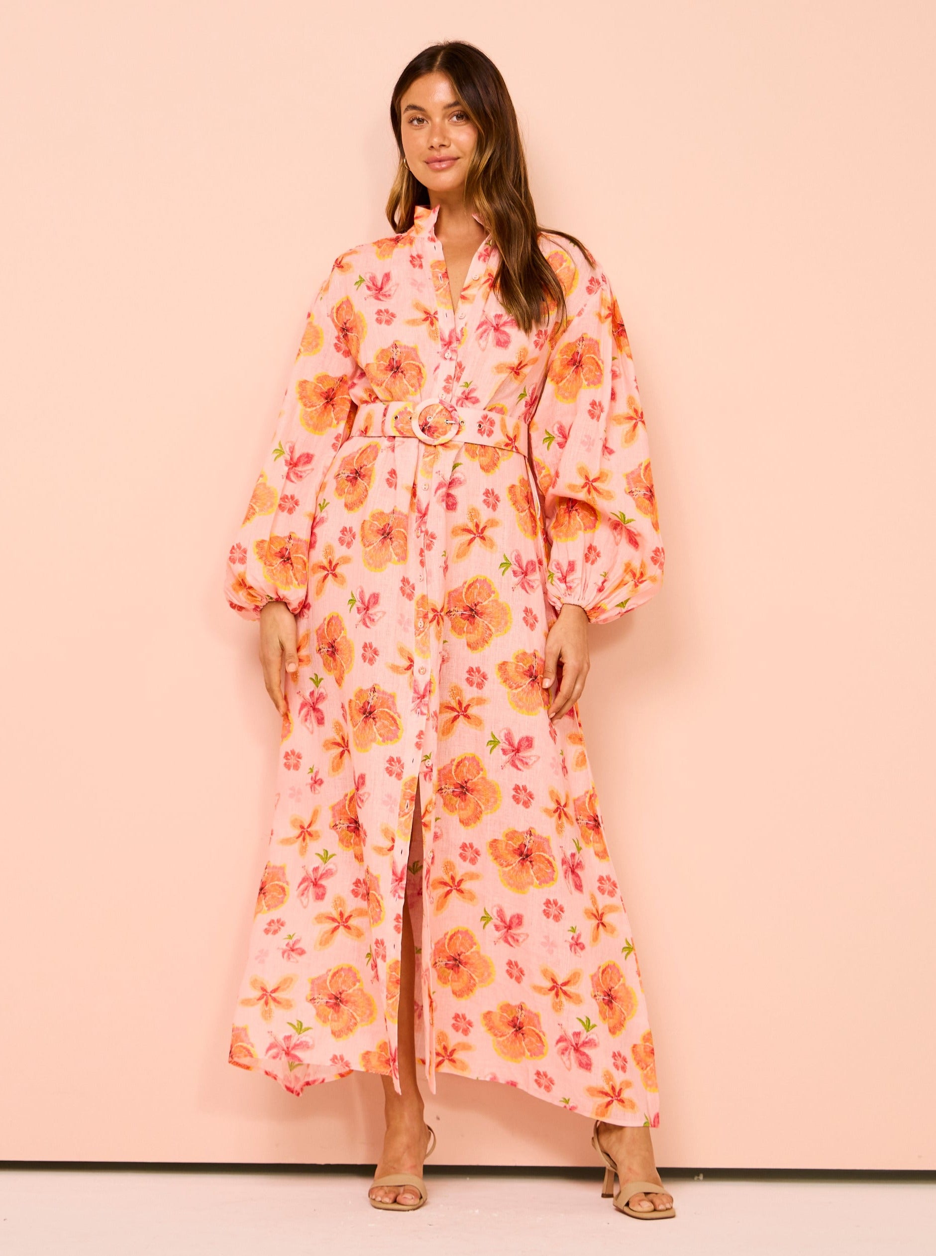 Palm Noosa Noddy Dress in Spanish Hibiscus – Coco & Lola