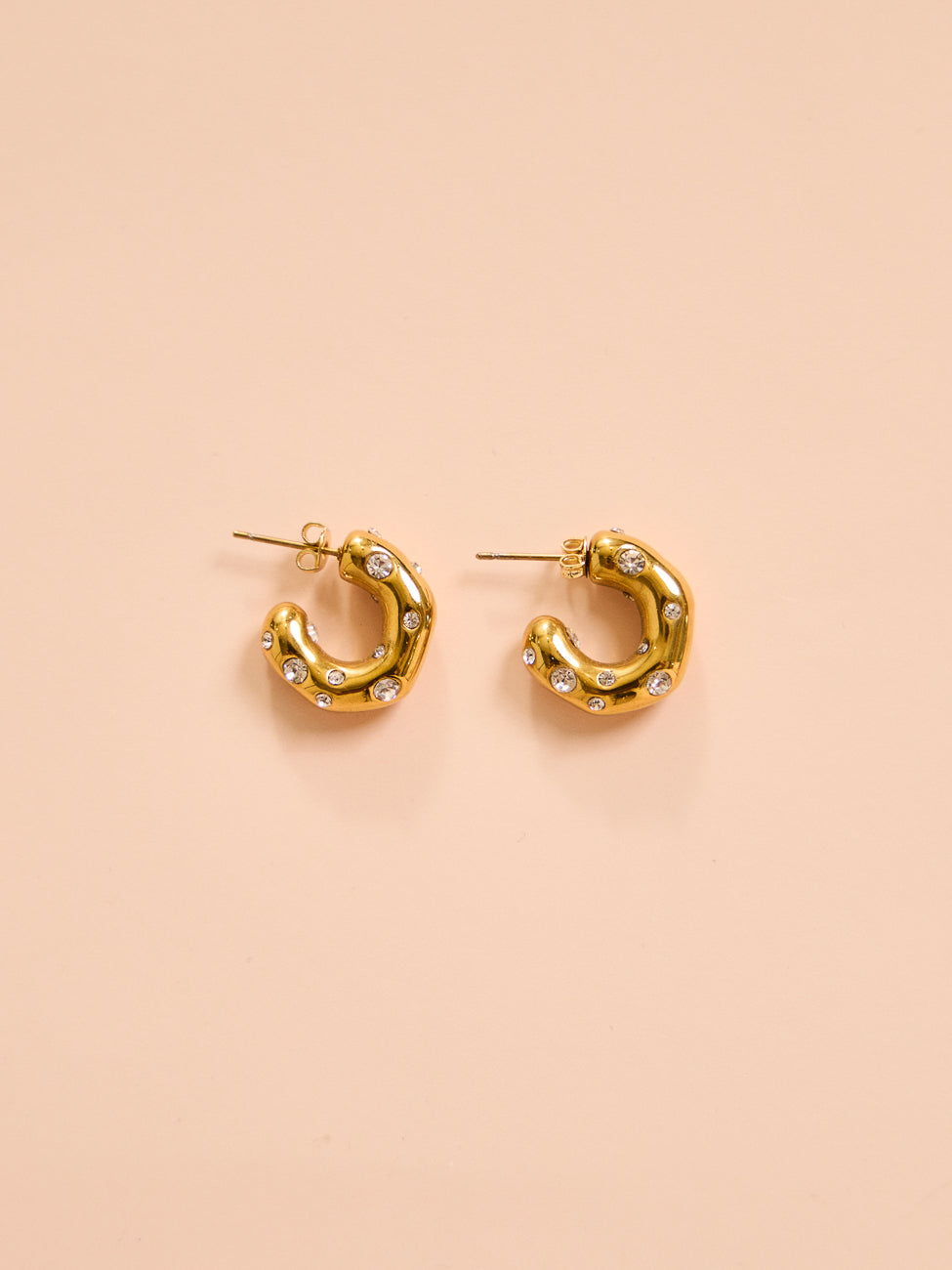 Porter Mali Hoops in Clear – Coco & Lola