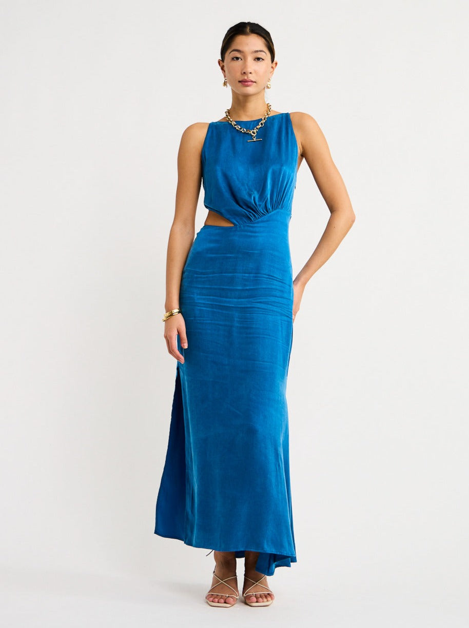 One Fell Swoop Essence Dress in Egyptian Blue – Coco & Lola