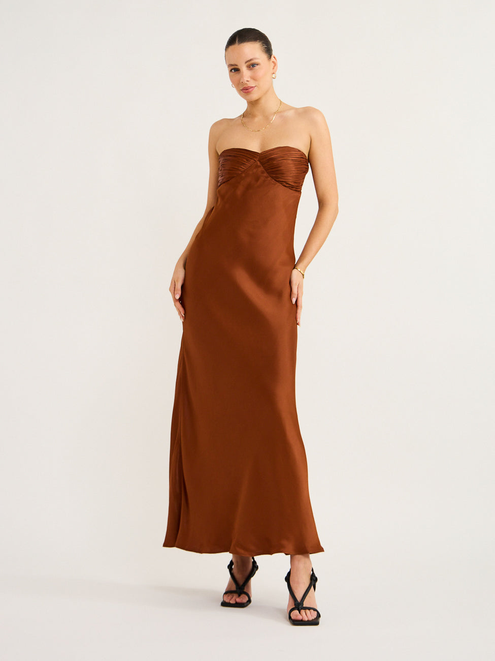 Hansen and Gretel Becca Dress in Chestnut – Coco & Lola