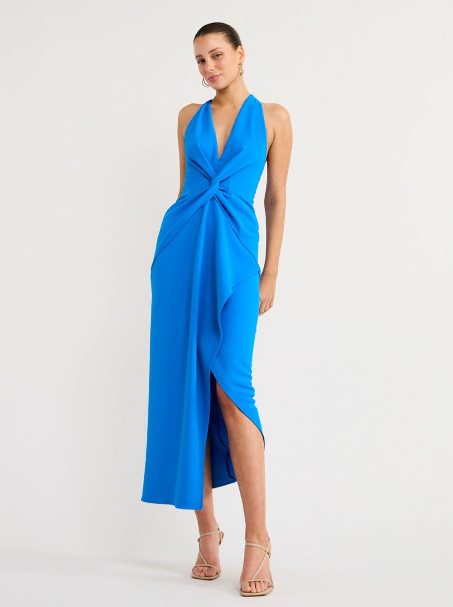 One Fell Swoop Phoenix Dress in Majorelle Blue – Coco & Lola