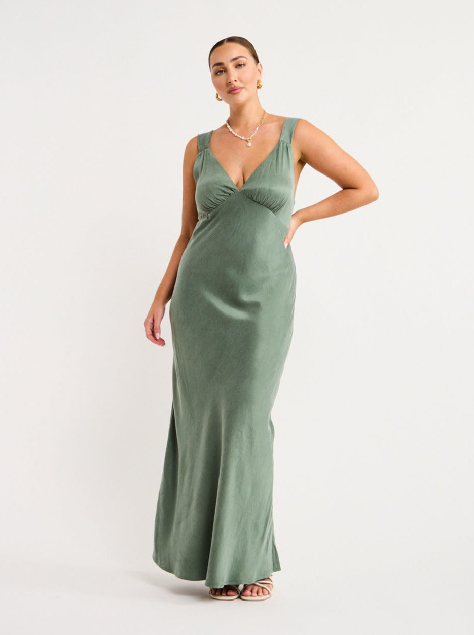 Third Form Magnetic Camisole Bias Slip Dress in Teal – Coco & Lola