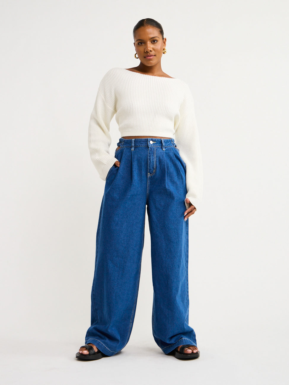 Sovere Advance Denim Pant in Mid Blue – Coco & Lola