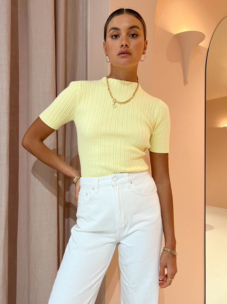Anna Quan Colette Top in Lemon – Coco & Lola