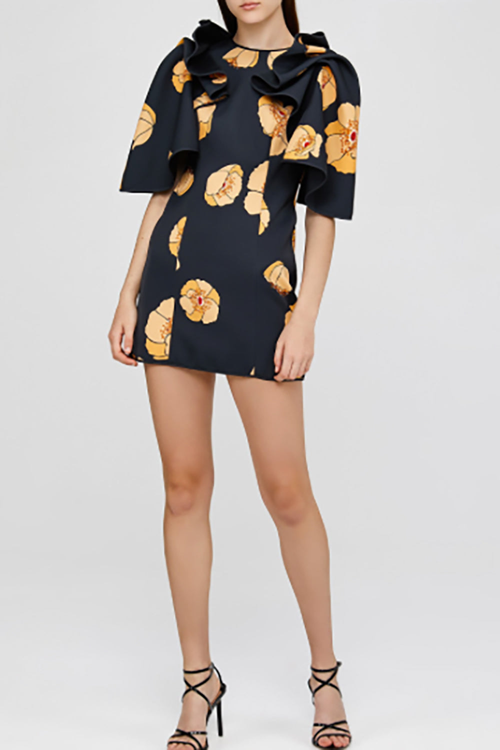 Acler Bates Dress in Large Amber Poppy – Coco & Lola