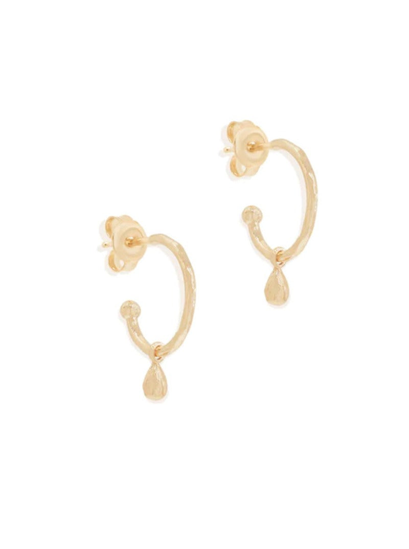 By Charlotte Divine Grace Hoops in Gold Vermeil – Coco & Lola