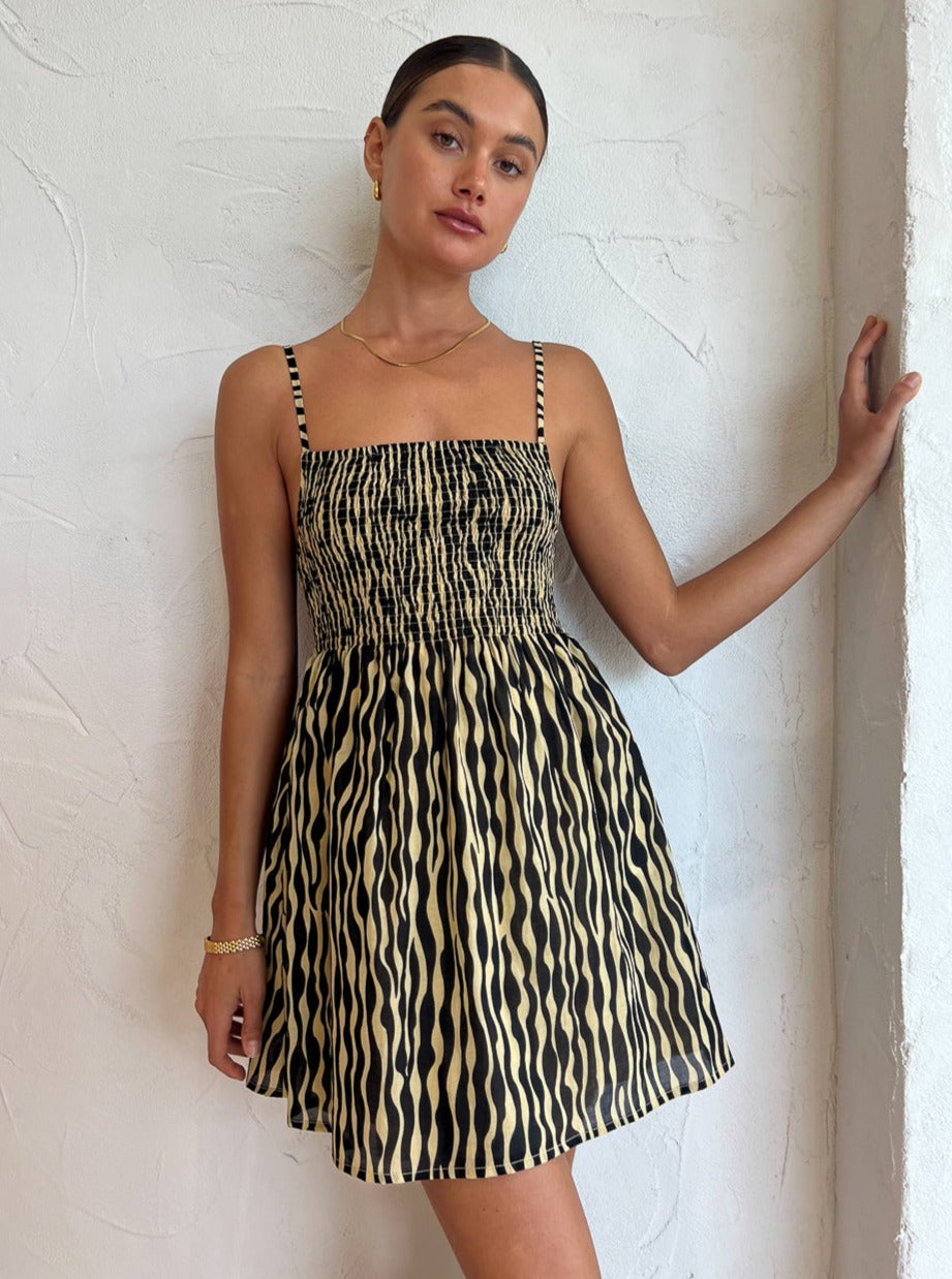 Faithfull the Brand Milani Mini Dress in Capo Testa Print – Coco & Lola