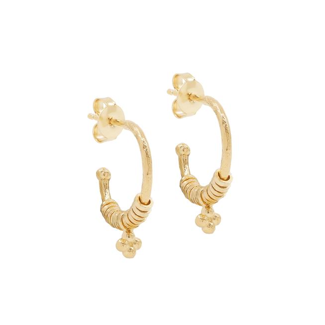 By Charlotte Gold Charmed Hoops – Coco & Lola