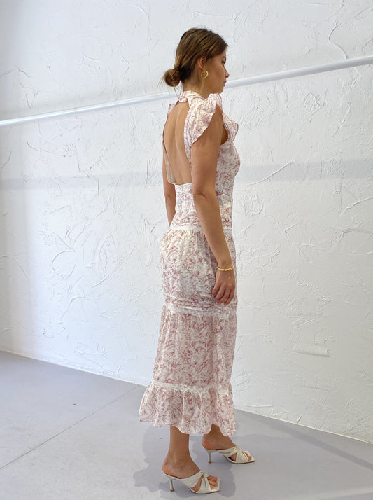 Sir Caprice Open Back Gown in Caprice Print – Coco & Lola