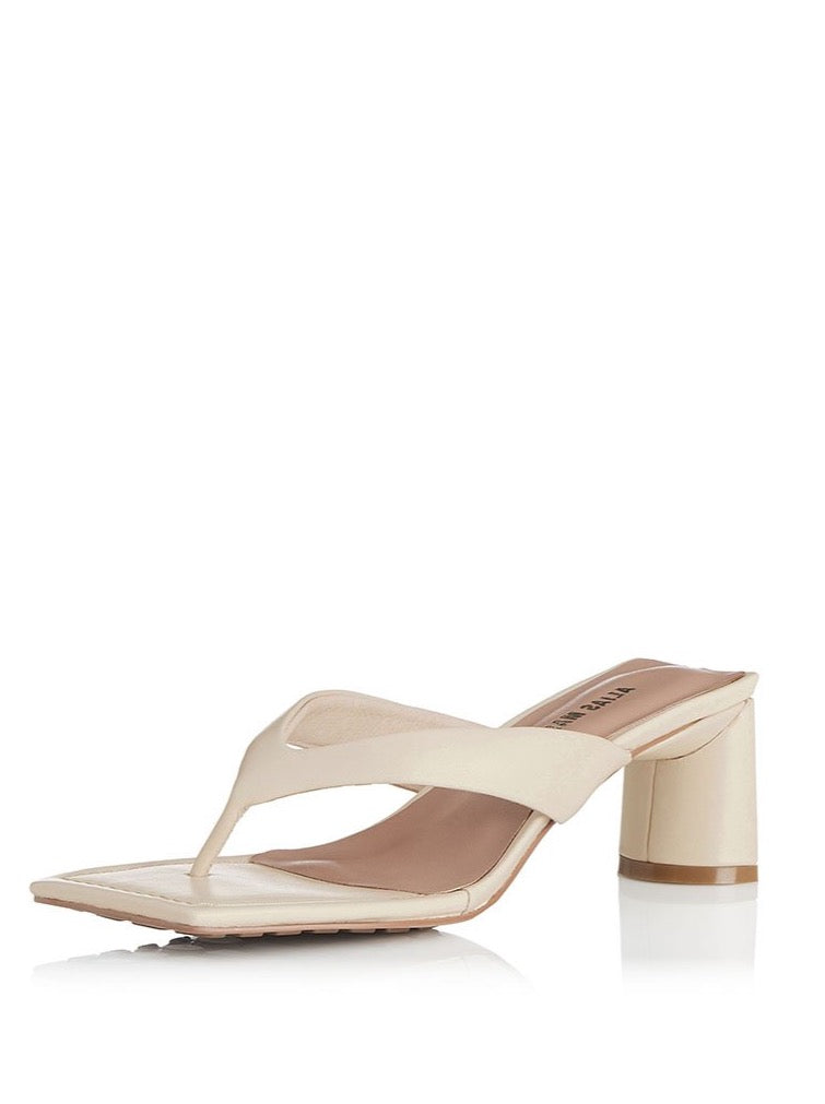Alias Mae Noah Heel in Bone Leather – Coco & Lola