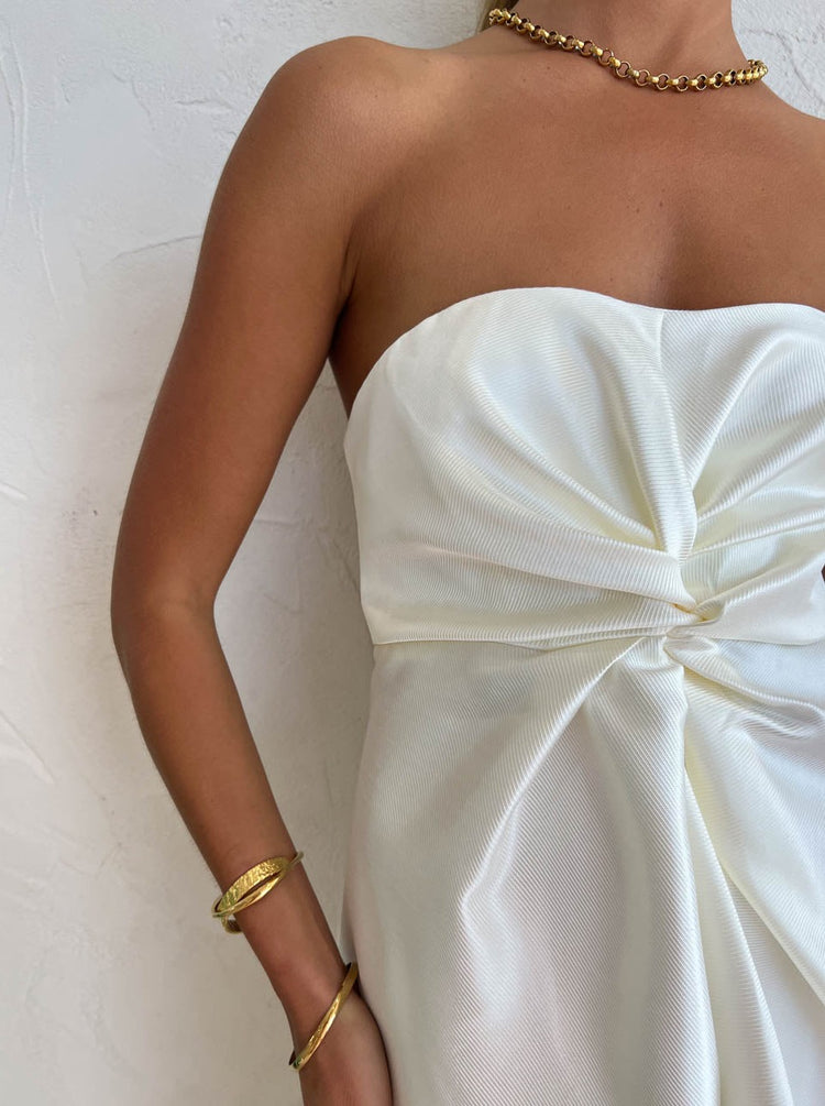 One Fell Swoop Tellus Maxi in White Sienna – Coco & Lola