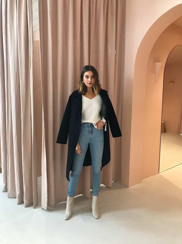 Friends with Frank The Matilda Coat in Ink Navy – Coco & Lola