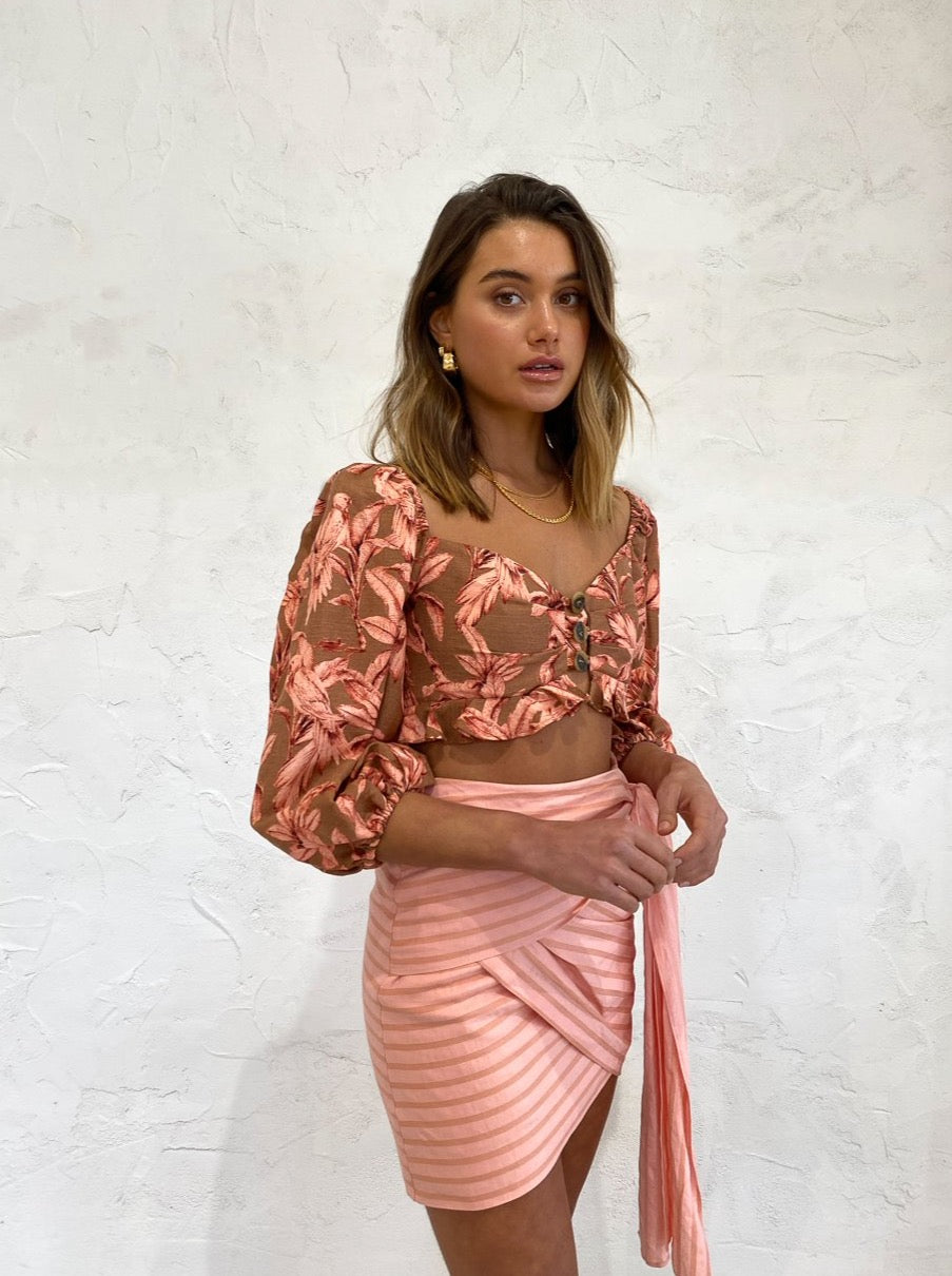 Significant Other Sienna Bodice in Chesnut Palm – Coco & Lola