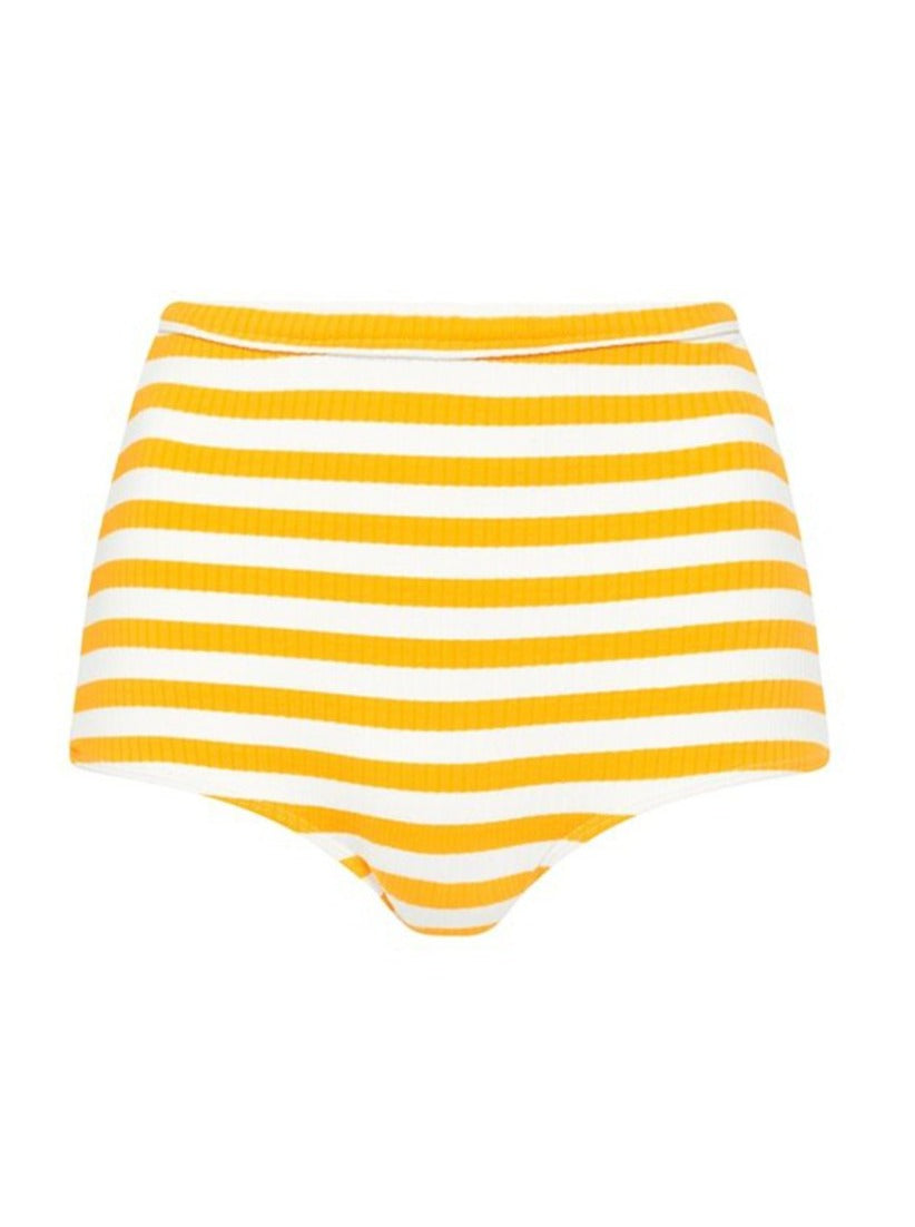 Faithfull the Brand Dylan Bikini Bottoms in Marigold Stripe – Coco & Lola